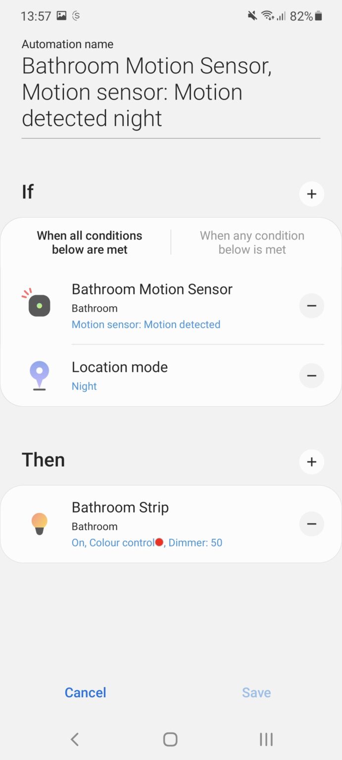 SmartThings' location mode er smart! - Mette Siger Nej